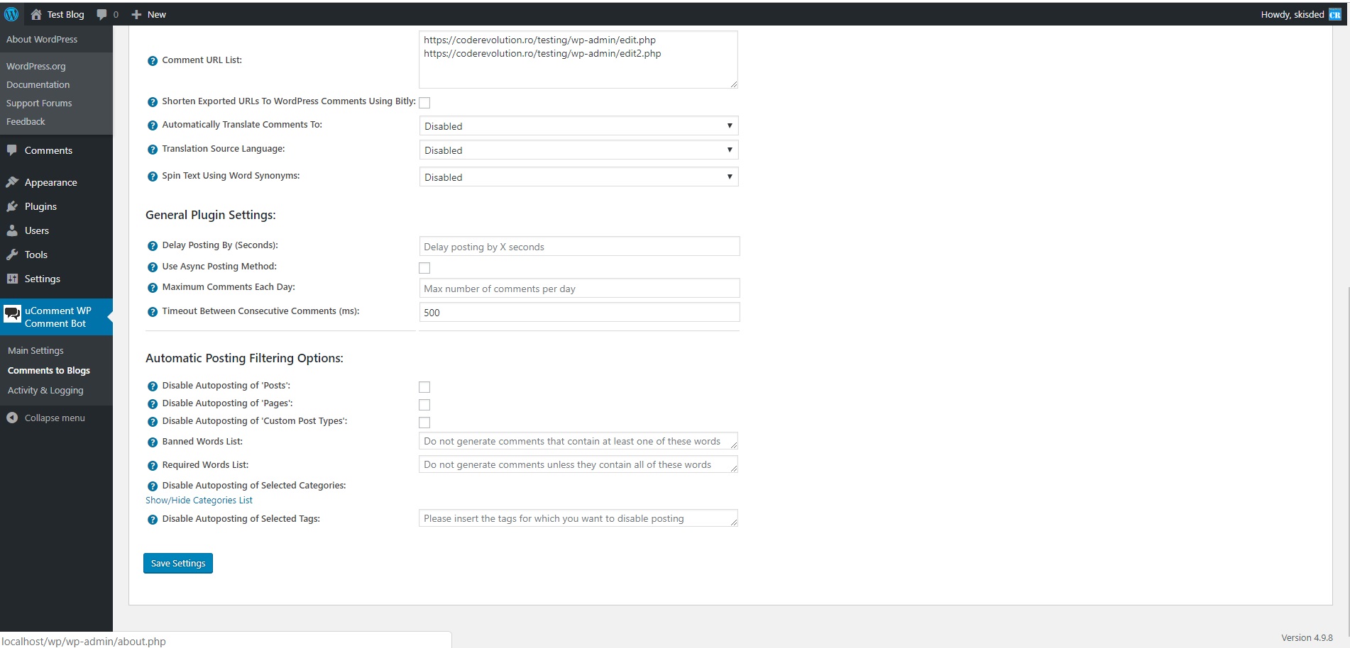 uComment WP Comment Bot Plugin for WordPress by CodeRevolution | CodeCanyon